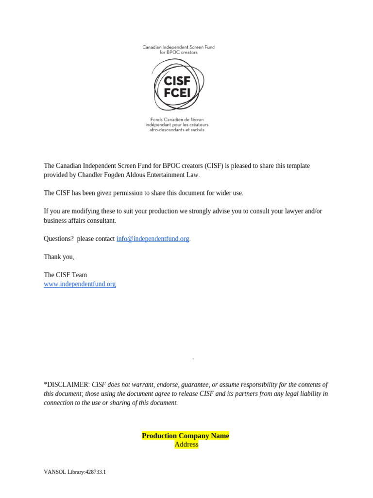 Life Story Rights Agreement Template | PDF | Copyright | Defamation