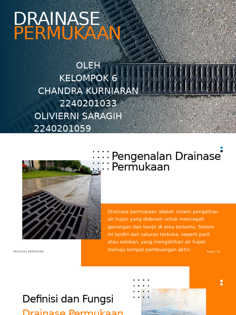 Drainase Permukaan Keel 6 | PDF
