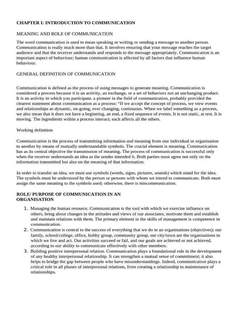 Communication Skills | PDF