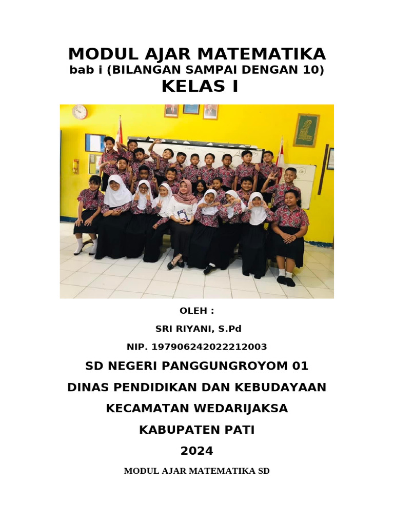 Modul Ajar Kurikulum Program | PDF