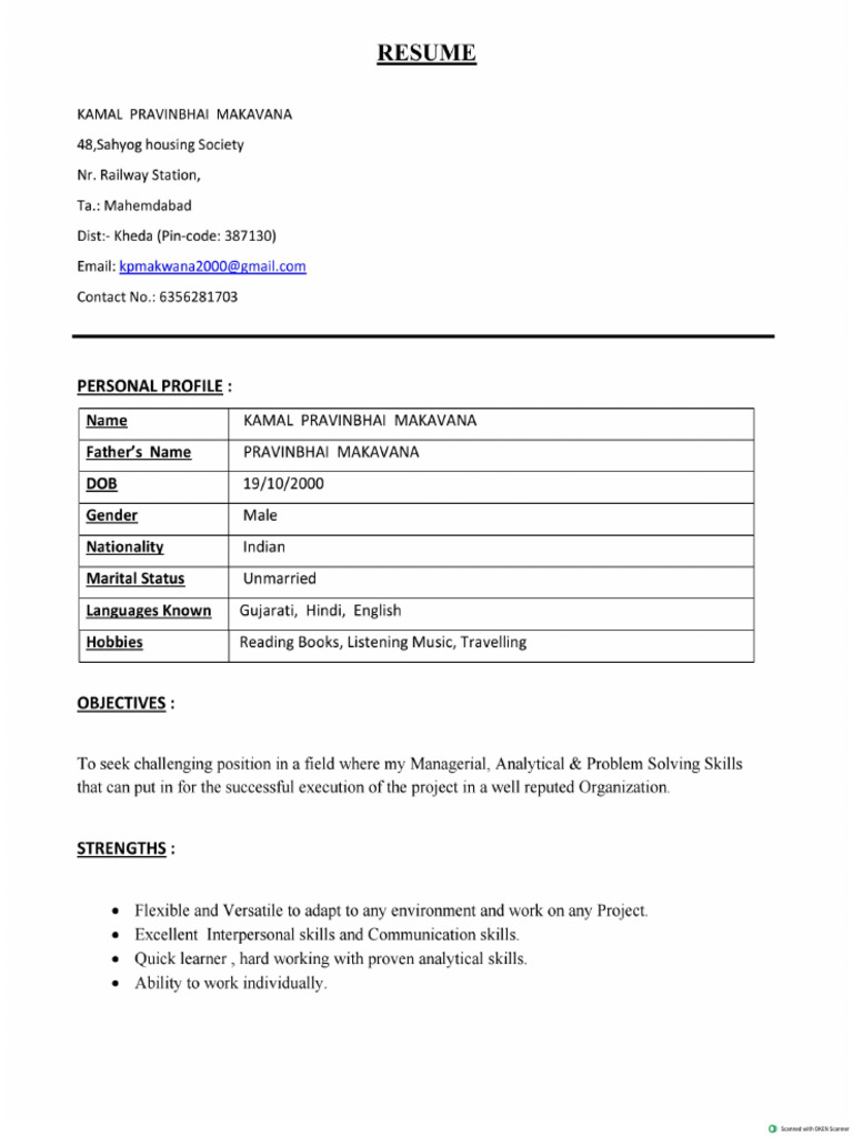 Kamal Resume2 | PDF