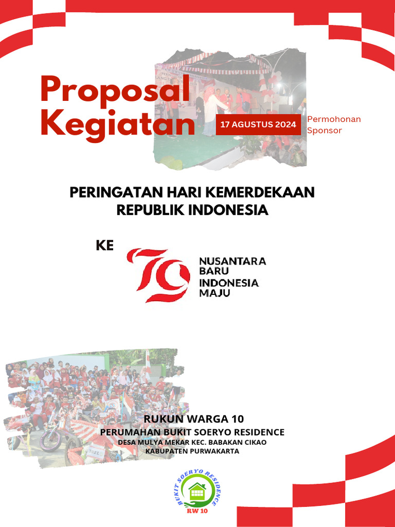 Proposal Kegiatan HUT RI-RW10 Revisi 3..Signed | PDF