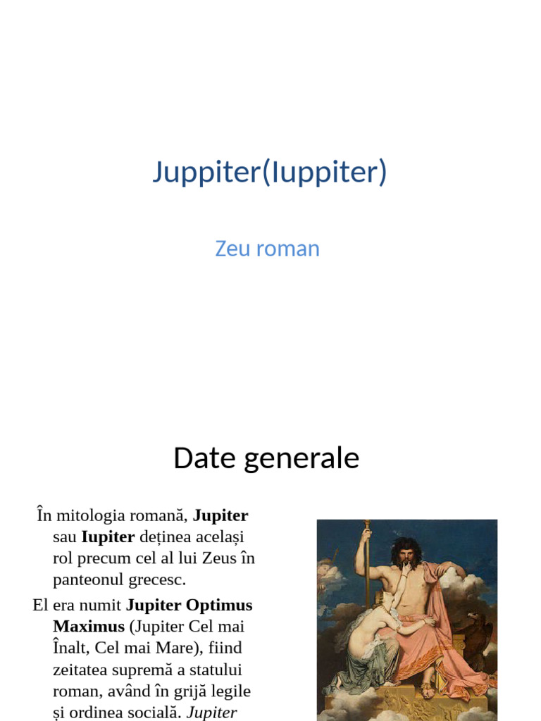 Juppiter (Iuppiter) | PDF