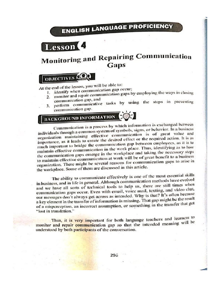 Elp2. Chapter 8. Lesson 4 | PDF