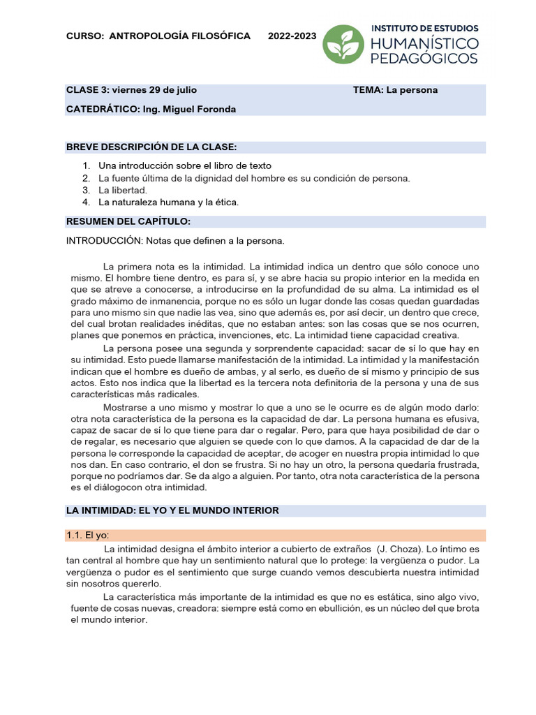 Clase 03 Resumen | PDF