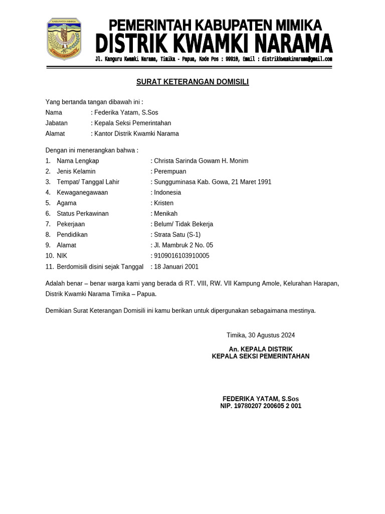 Undangan Satpol PP | PDF