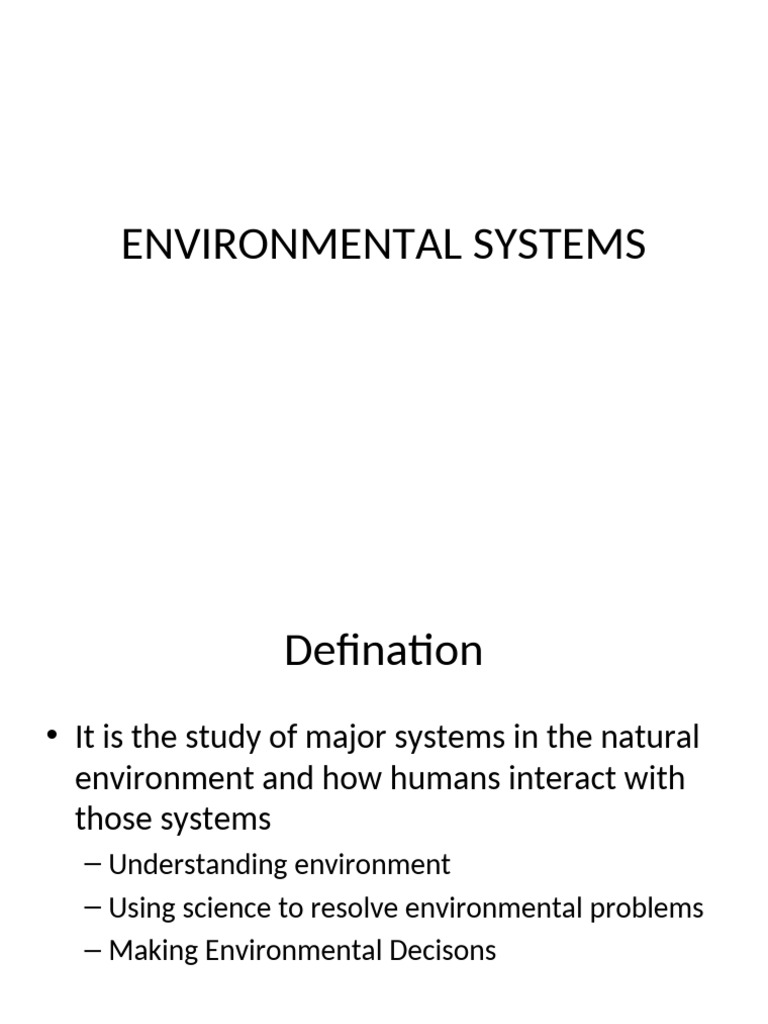 ENV Slides | PDF