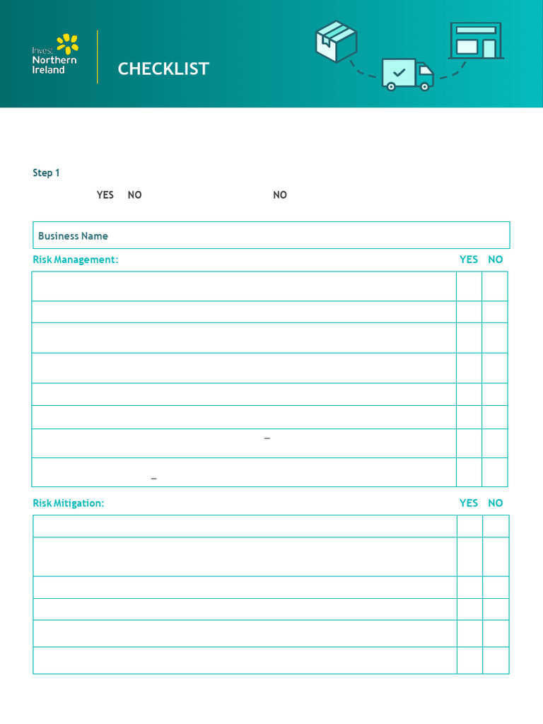 Supply Chain Checklist July 21 | PDF