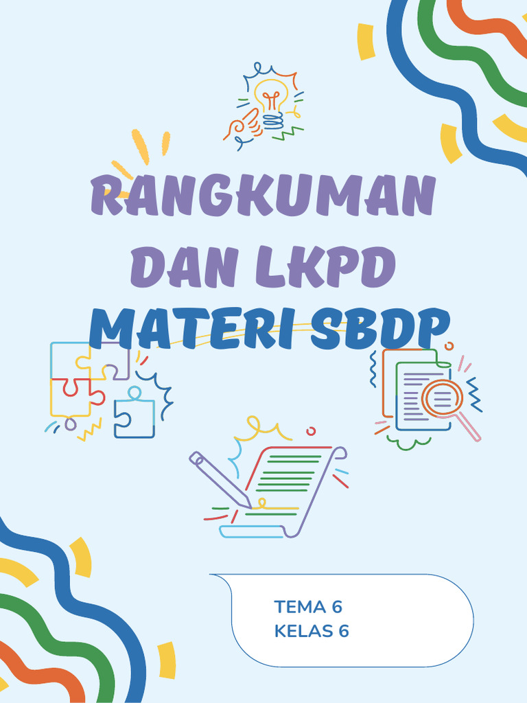 Materi Dan LKPD SBDP KLS 6 Tema6 | PDF
