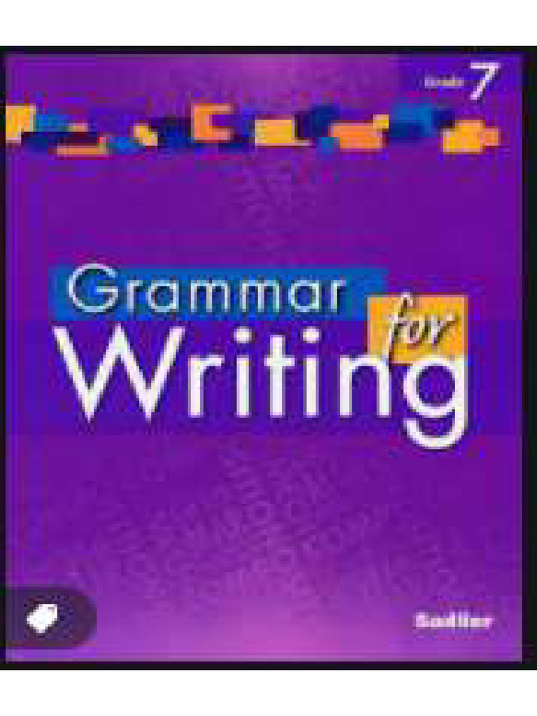 Grammar For Writing Student Edition | PDF
