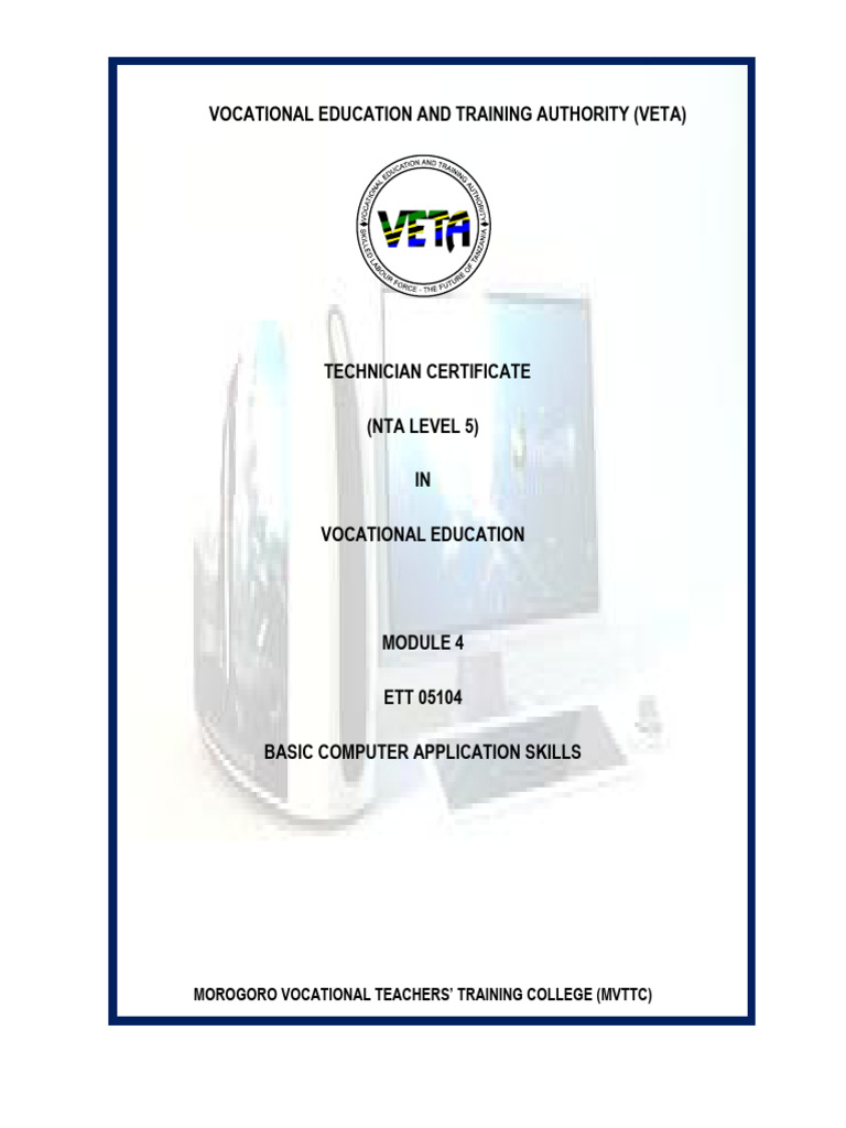 Basic Computer Application Skills-2-1 | PDF