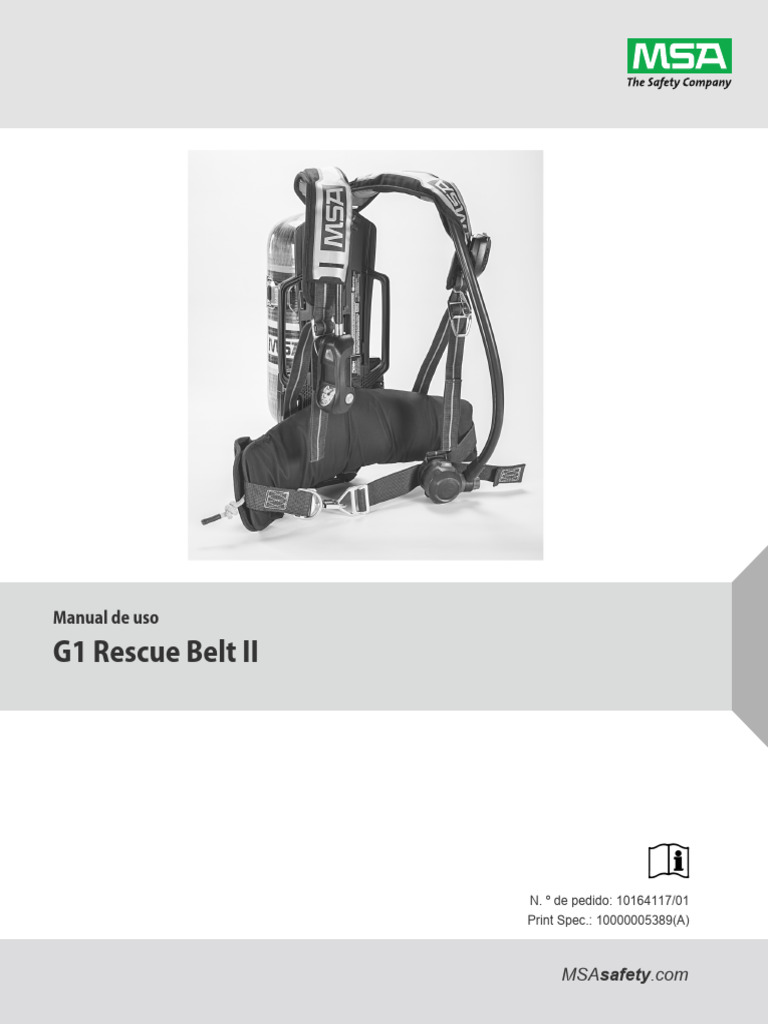 Manual de Uso G1 Rescue Belt II | PDF | Nudo