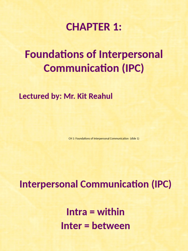COM101-CHAPTER 1 | PDF COM101-CHAPTER 1 | PDF