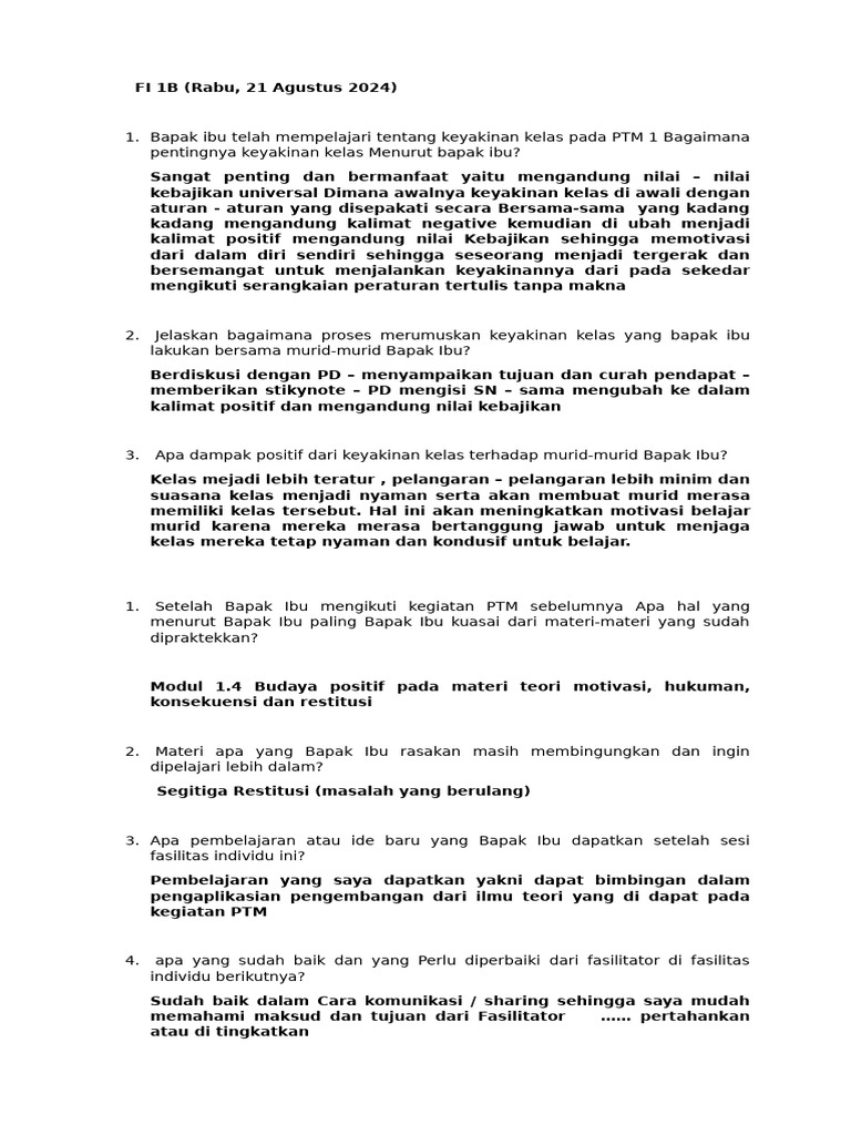 FI 1B Rabu, 21 Agt 2024 | PDF
