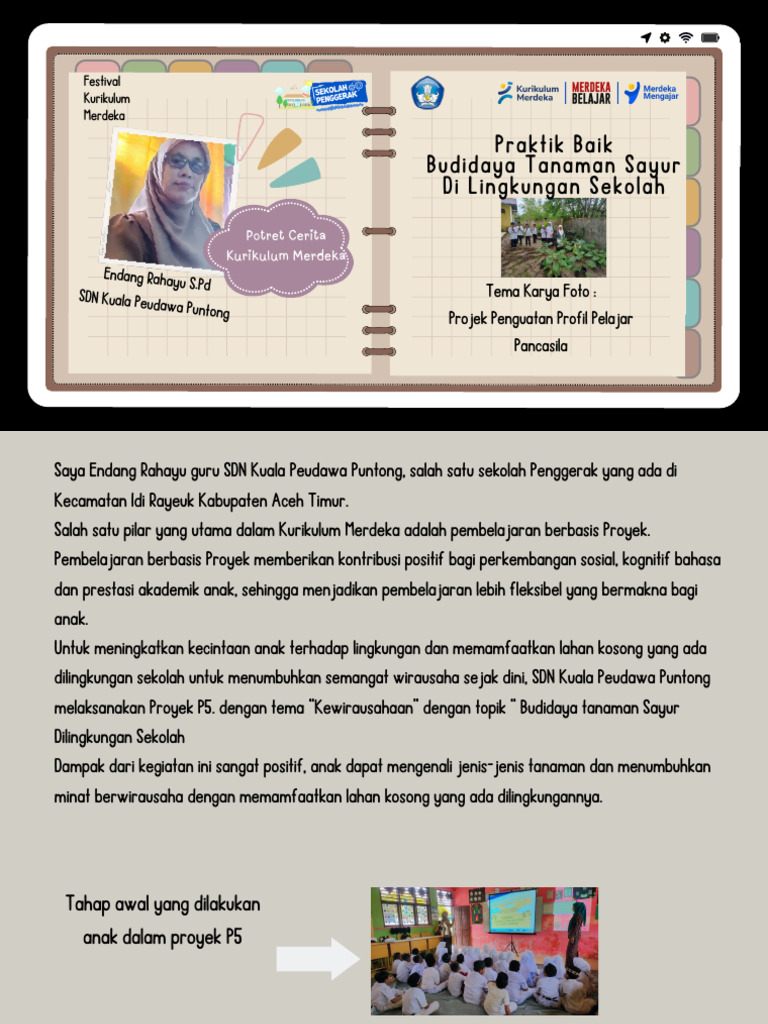 Potret Cerita Kurikulum Merdeka | PDF