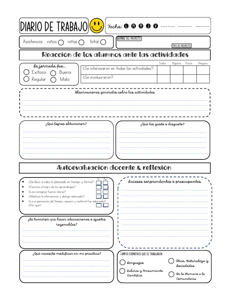 Diario de Trabajo (Propio) | PDF