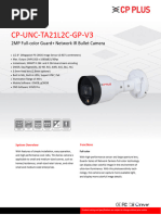 CP-UNC-DA21PL3 Camera Overview | PDF | Surveillance | Camera