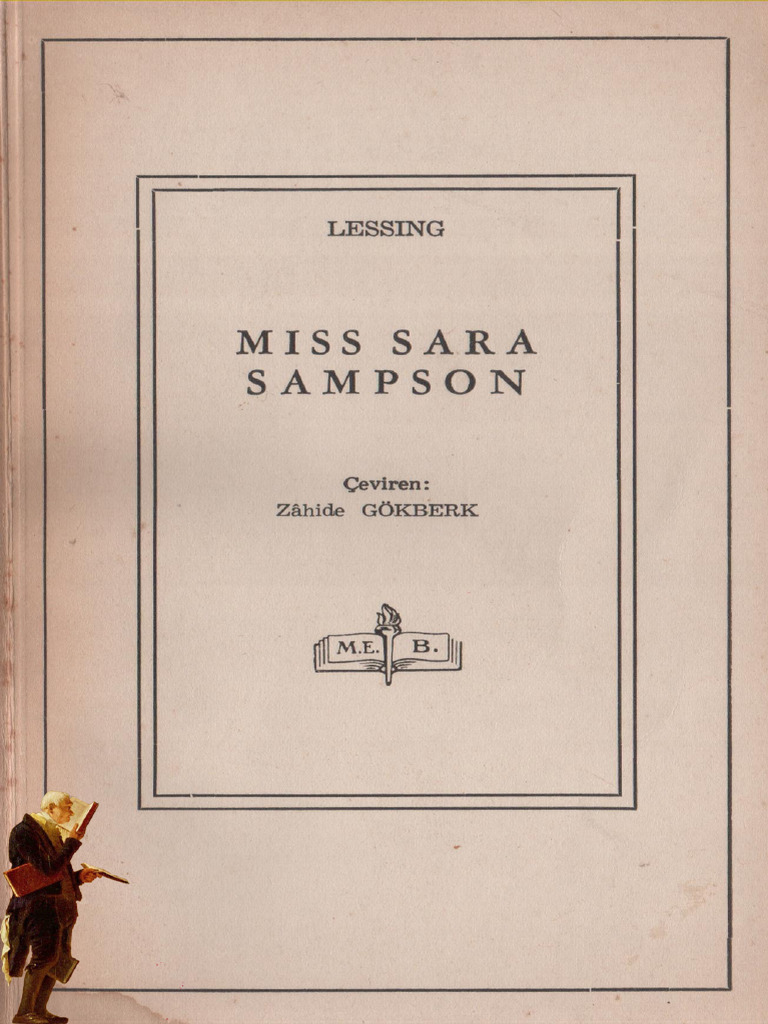 Gotthold Ephraim Lessing - Miss Sara Sampson | PDF