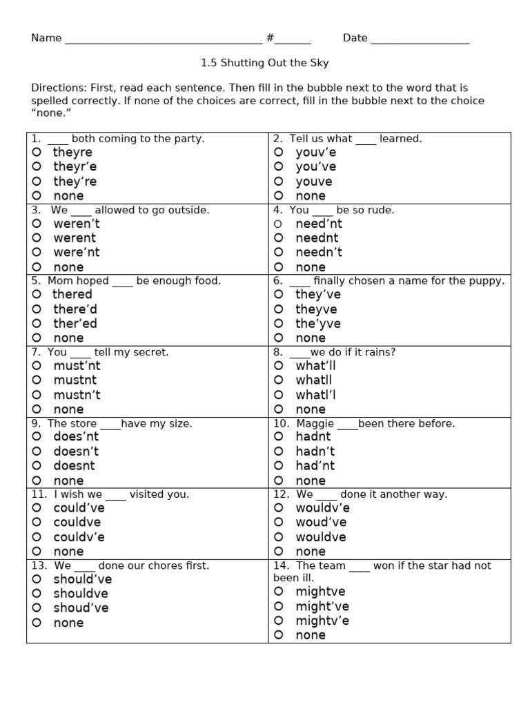 1.5 Shutting Out the Sky (1) | PDF