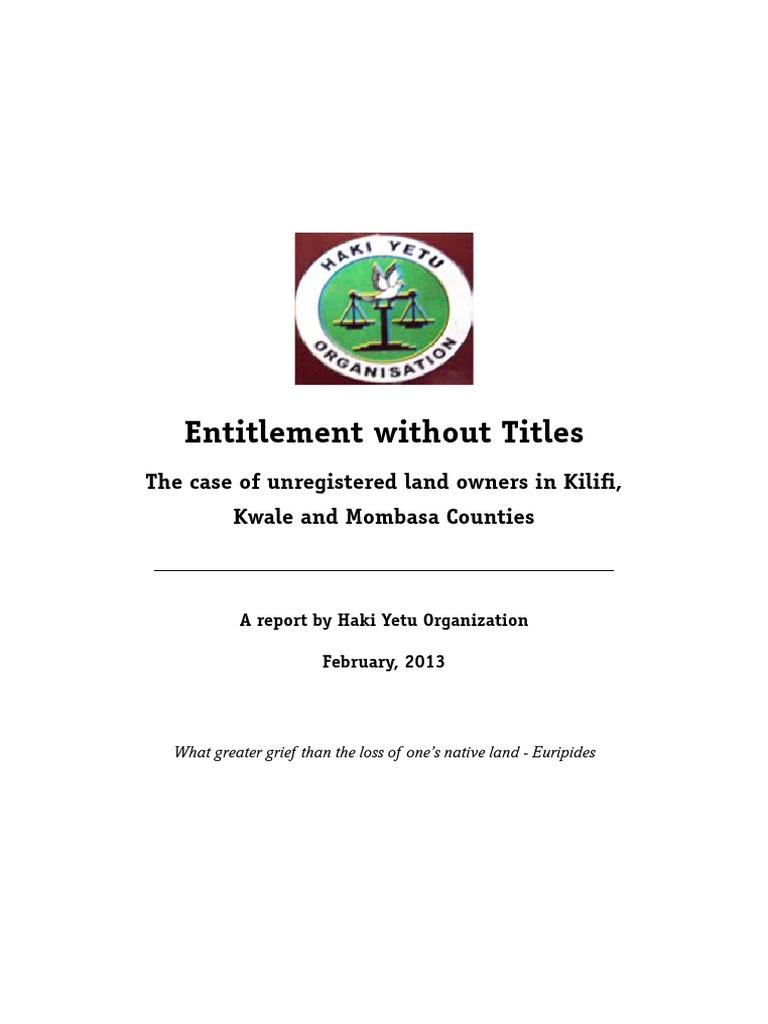 Entitlement-without-title | PDF