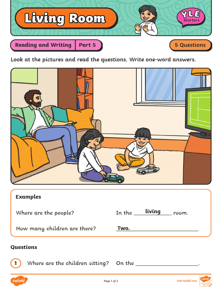 T e 1682411411 Esl Yle Starters Reading and Writing Part 5 Activity ...