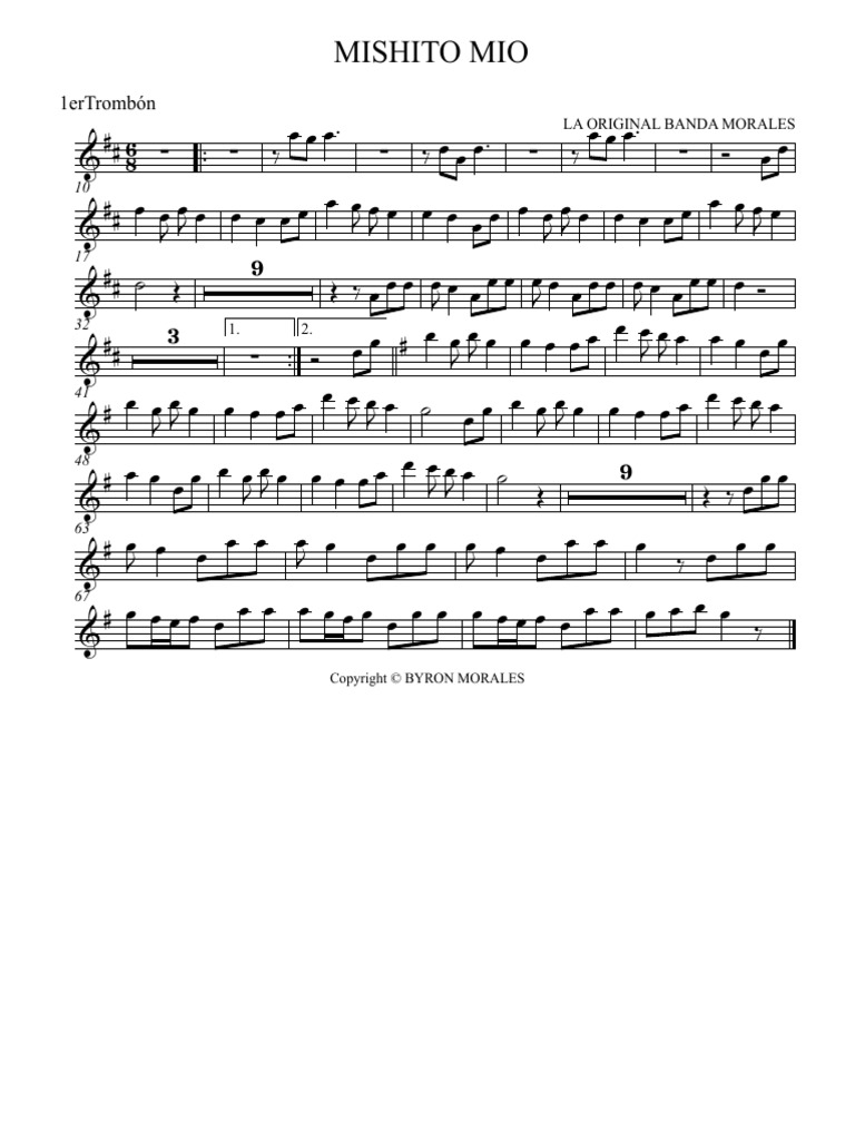 EL MISHITO MIO - 4 - 1ertrombón | PDF