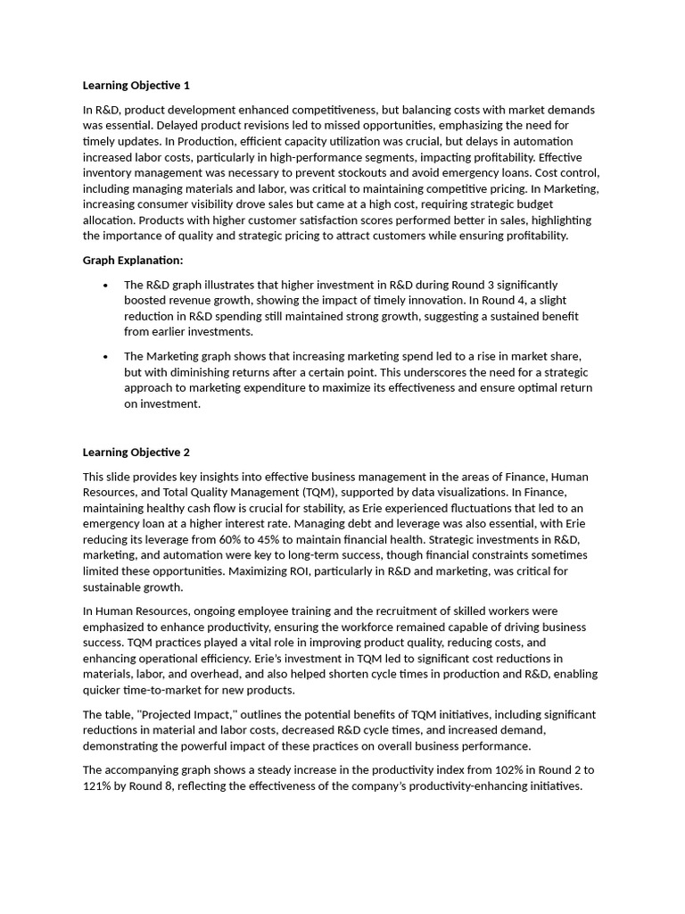 Learning Objective 1 | PDF