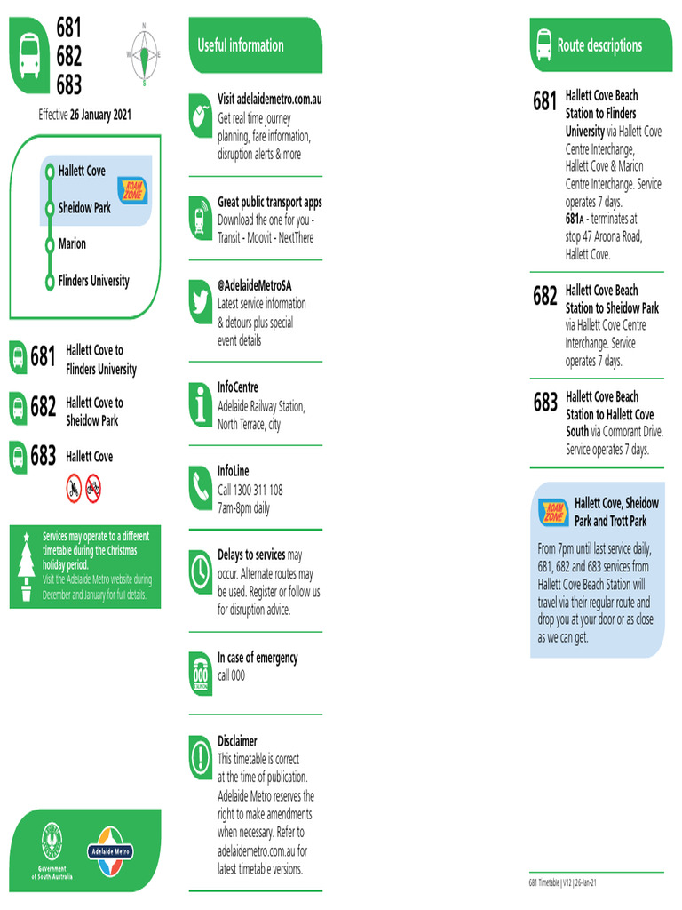 681 Ttable Routemap 26 01 21 | PDF