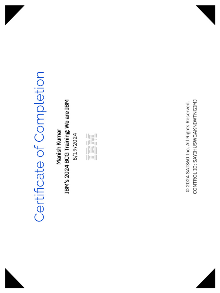 Course Completion | PDF
