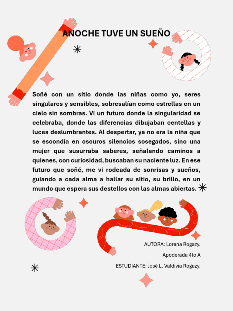 ANOCHE TUVE UN SUEÑO - San Genaro en 100 Palabras 2024 | PDF