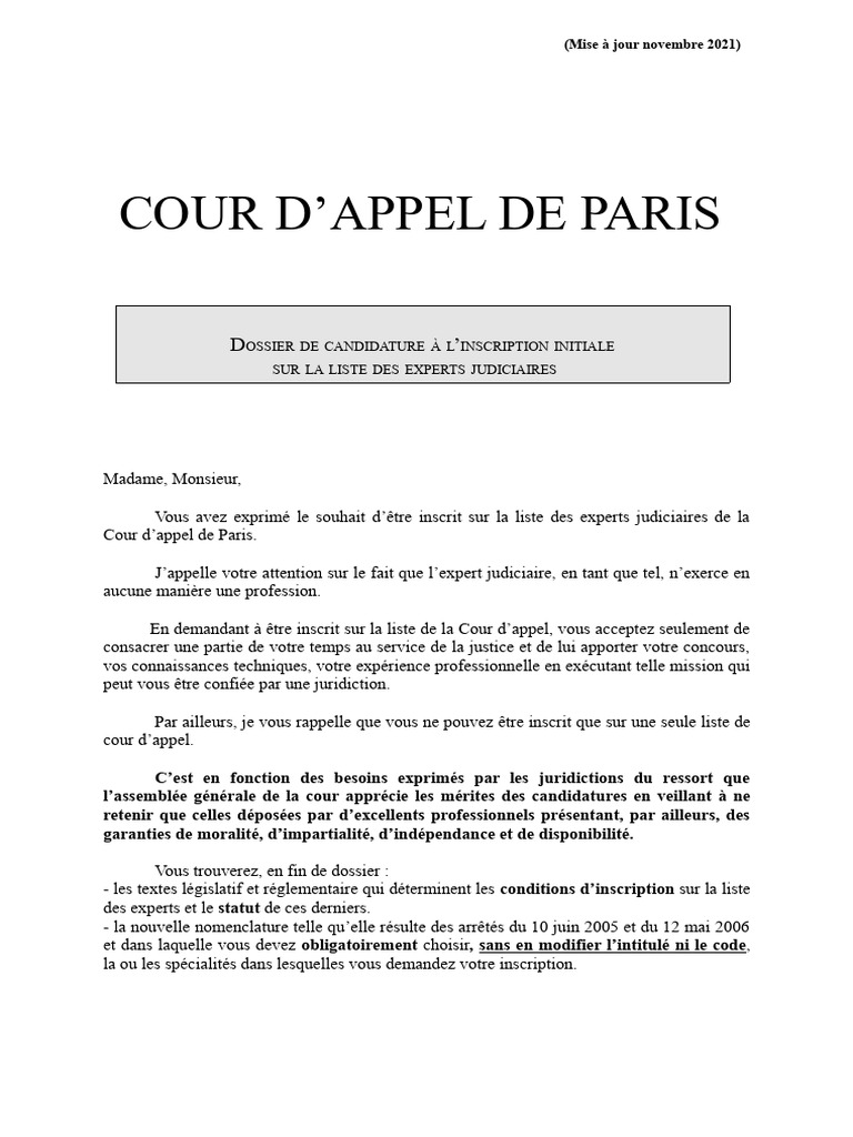 Dossier Inscription Initiale 2023 | PDF