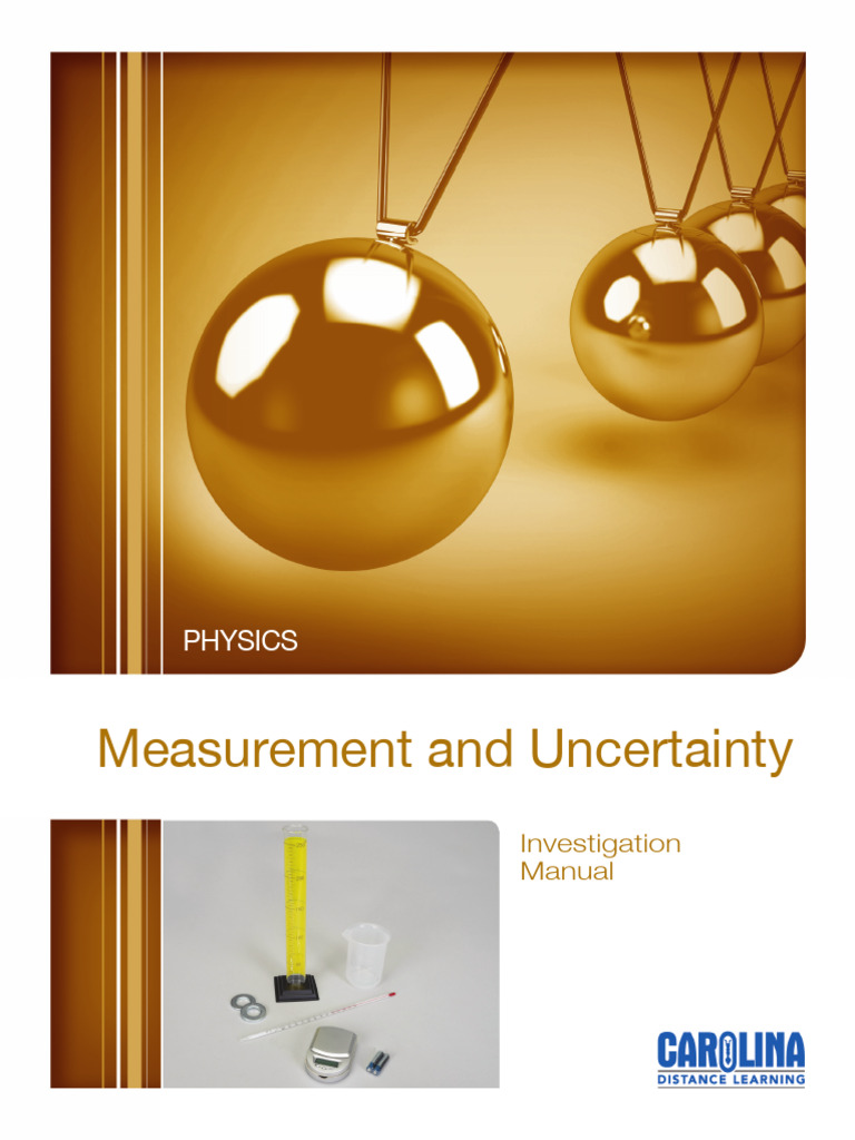 1 Measurements and Uncertainty | PDF