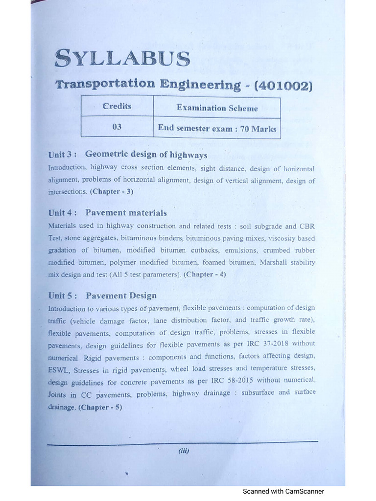 Transportation Engineering Decode | PDF