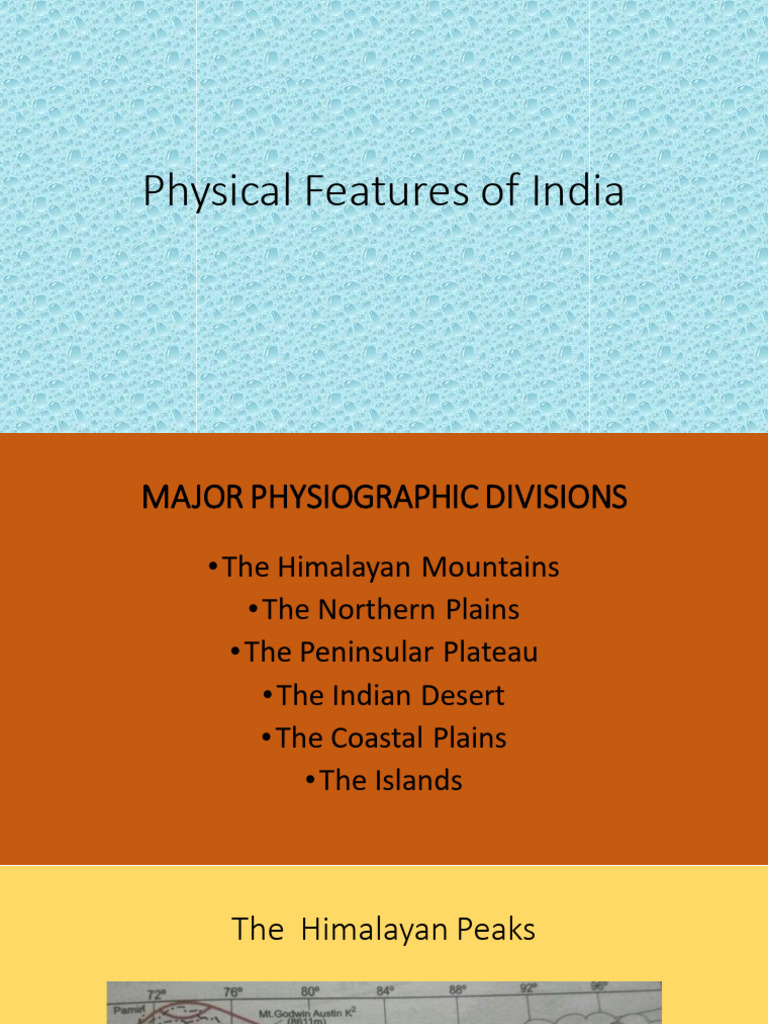 New Geo L-2 Physical Features | PDF