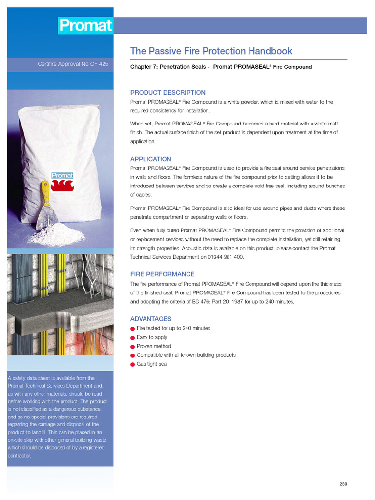 Fire Compound HB | PDF