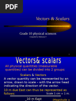 Motion-In-One-Dimension (Grade 10 Physical Sciences Notes) | PDF