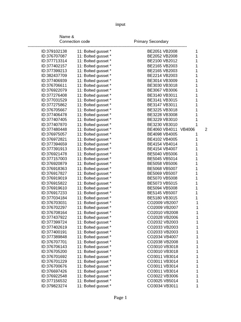 A1210 Connection List | PDF