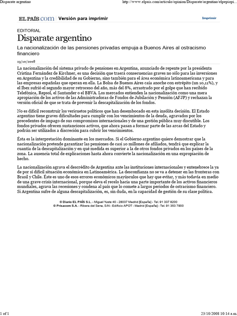 Disparate argentino | PDF Disparate argentino | PDF