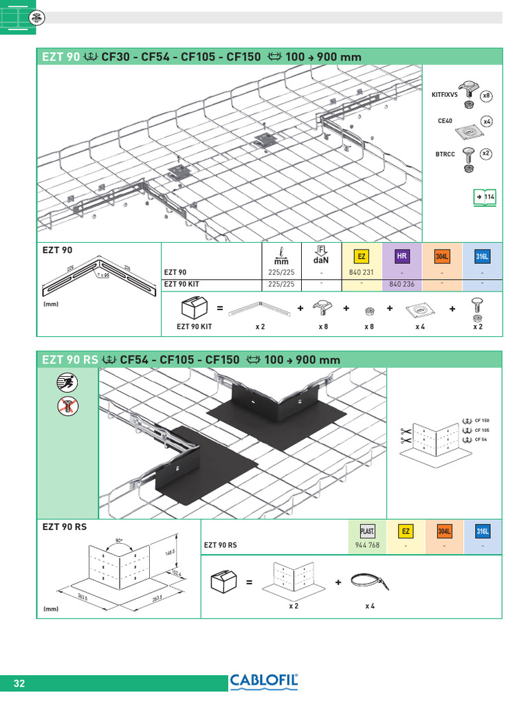 Guía de Instalación Cablofil - 2022-2023 Hoja 2 Color | PDF