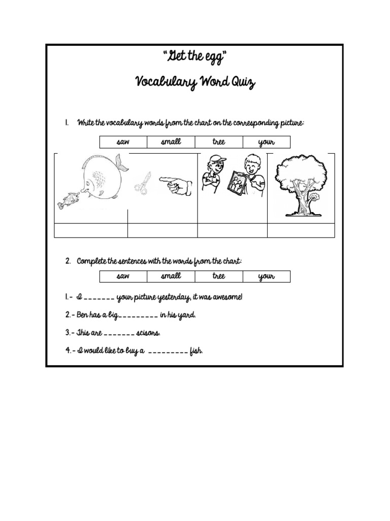 Get The Egg Quiz1 | PDF