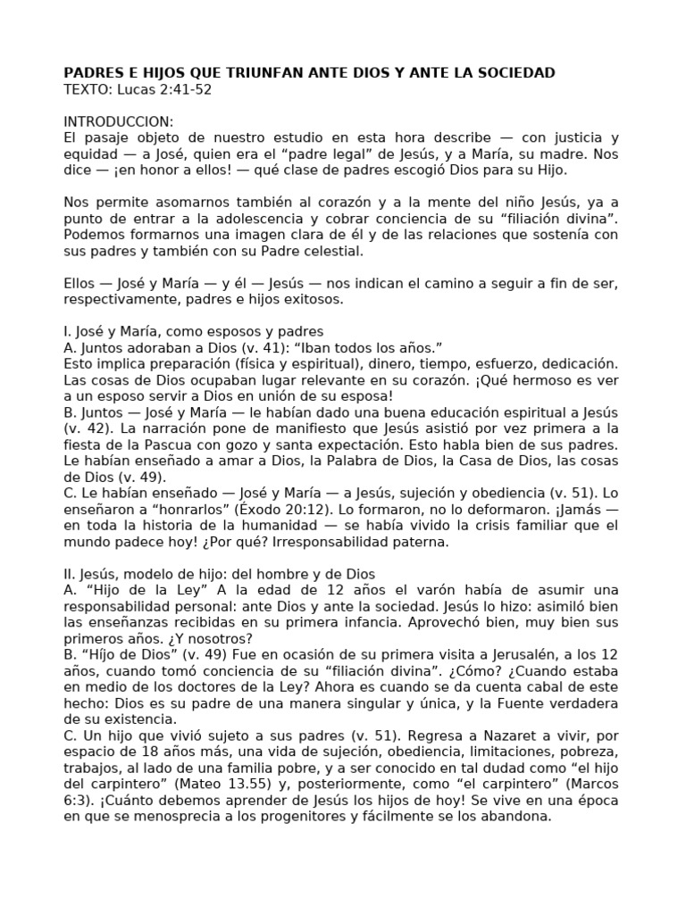 Tema La Familia | PDF