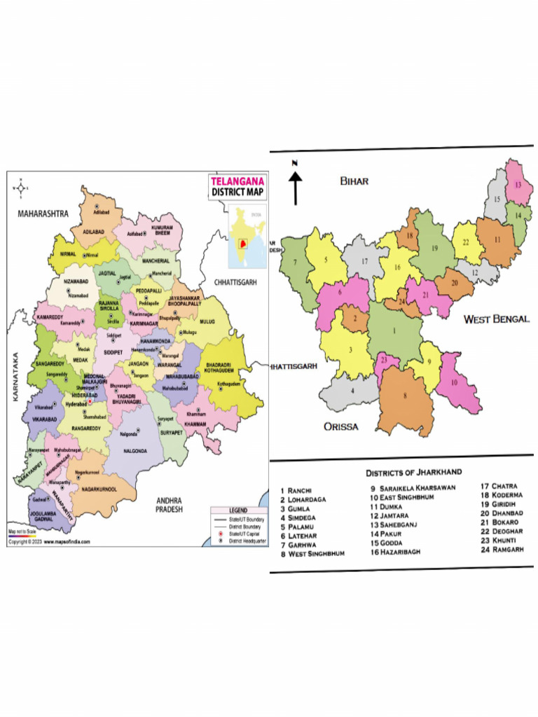 Telangana and Jharkhand PDF | PDF