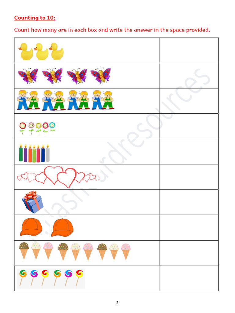 Maths Yr 1 | PDF