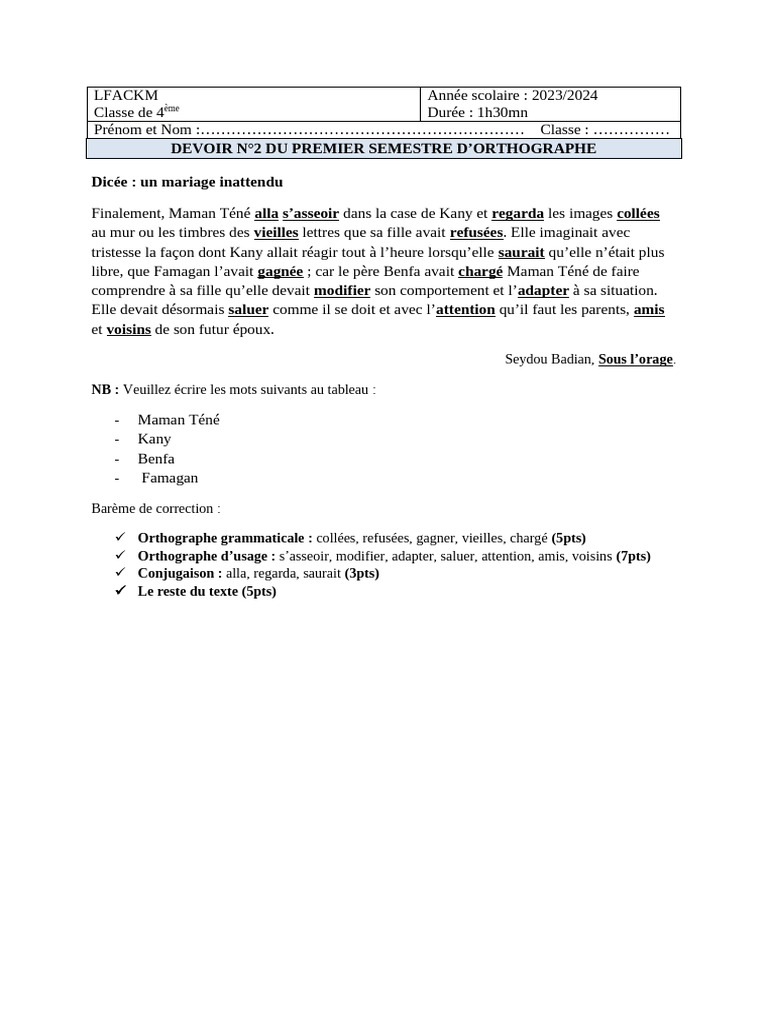 4è Dev2 Ortho Sem2 | PDF