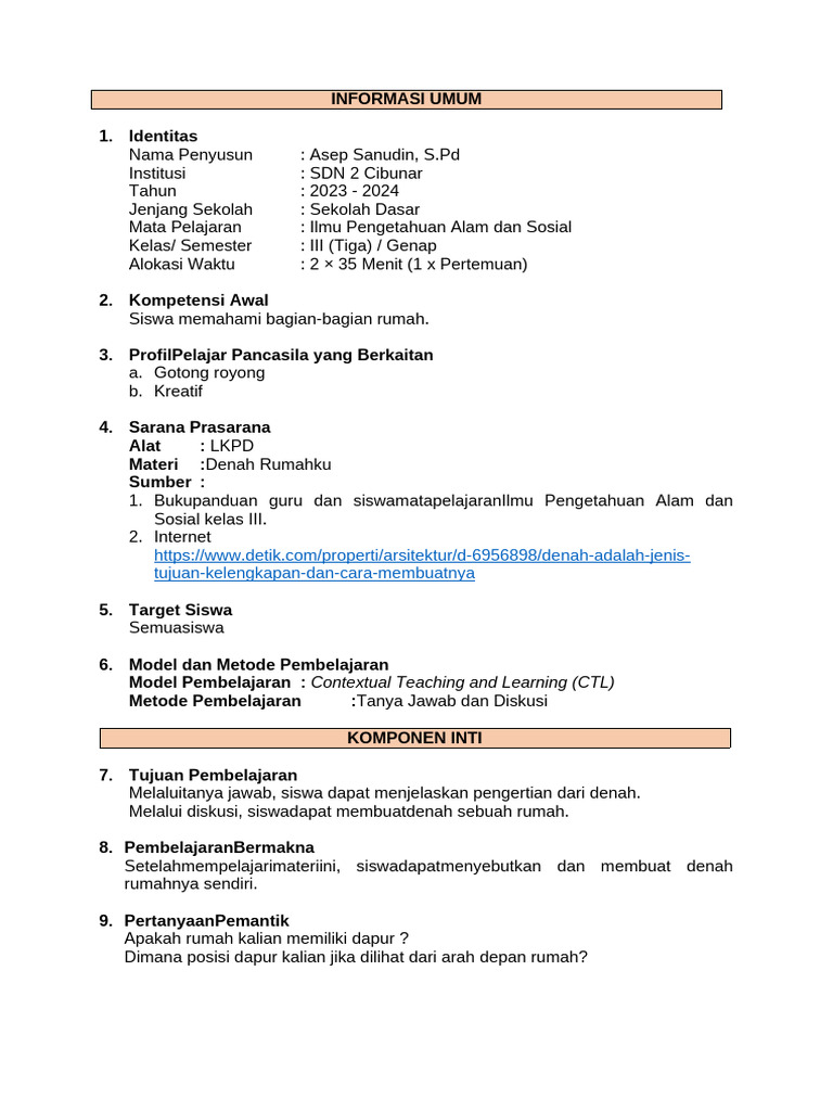 Modul Ajar Ipas Kelas 3 Pdf