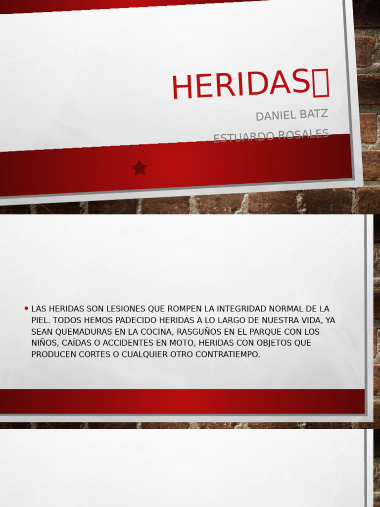 Heridas 2 | PDF