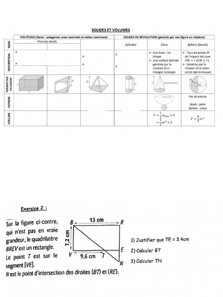 Cours - Tableau | PDF