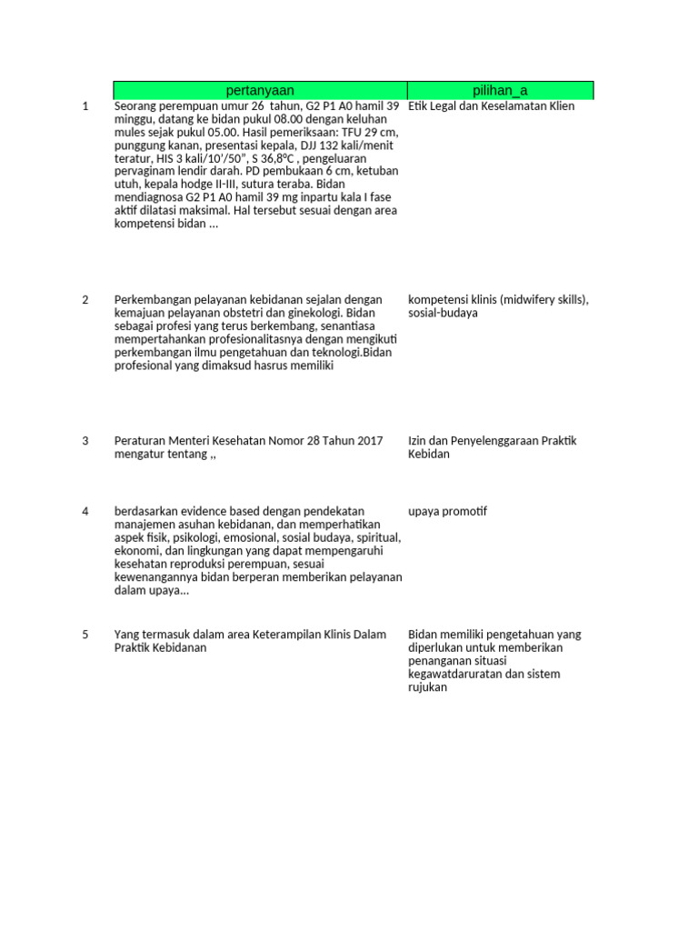 Soal Kebijakan - 1 | PDF