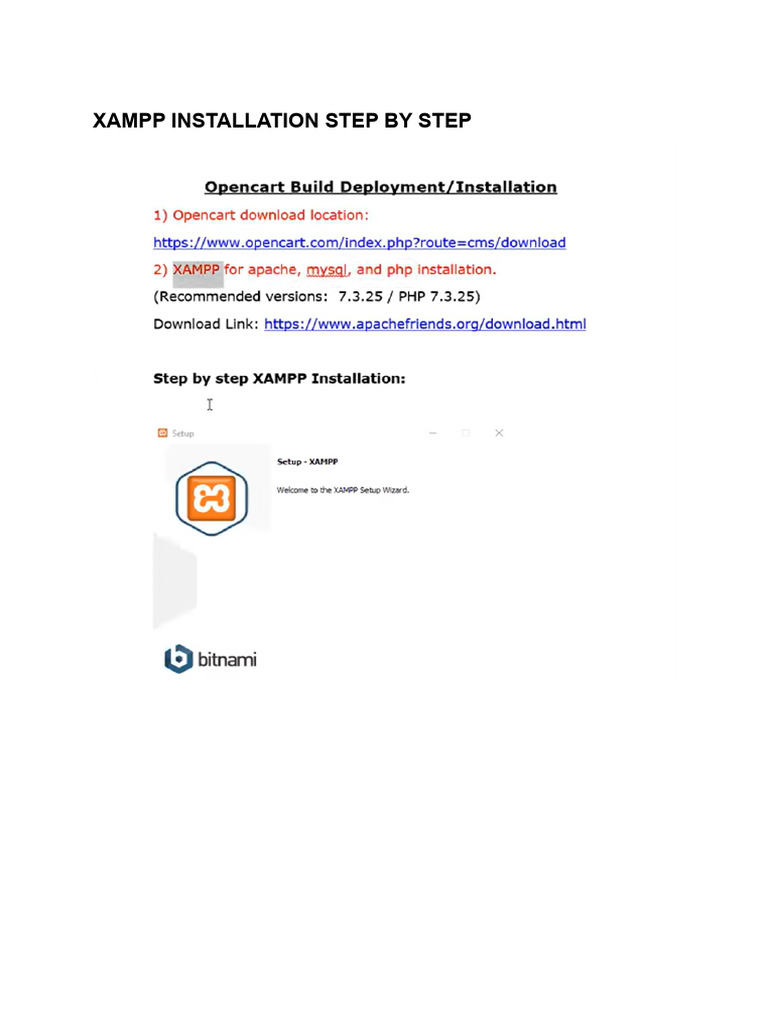 Xampp Installation | PDF