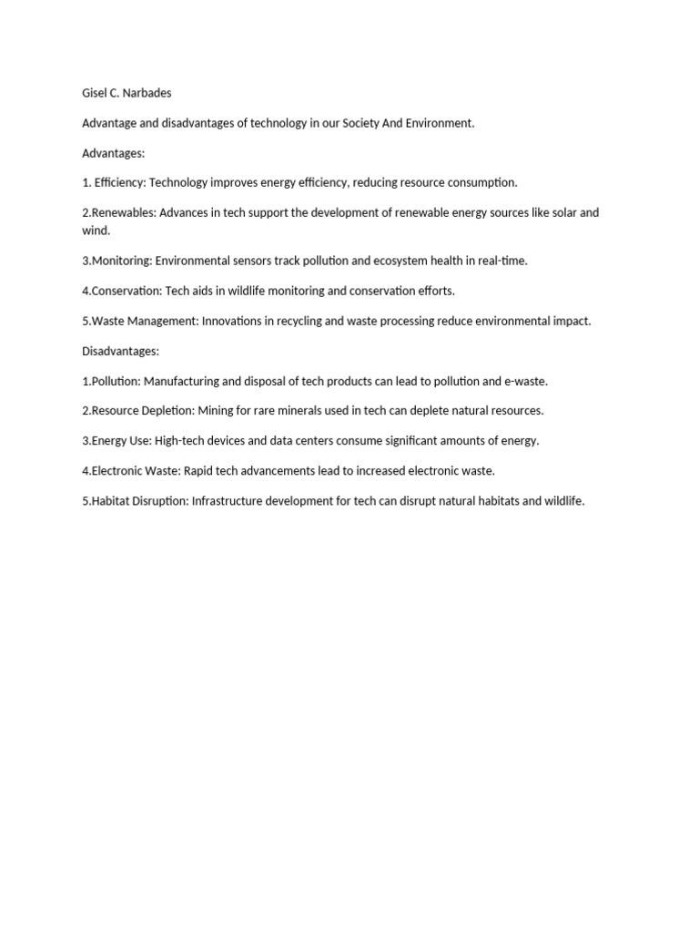 Assignment in Science and Technology and Climate Change | PDF